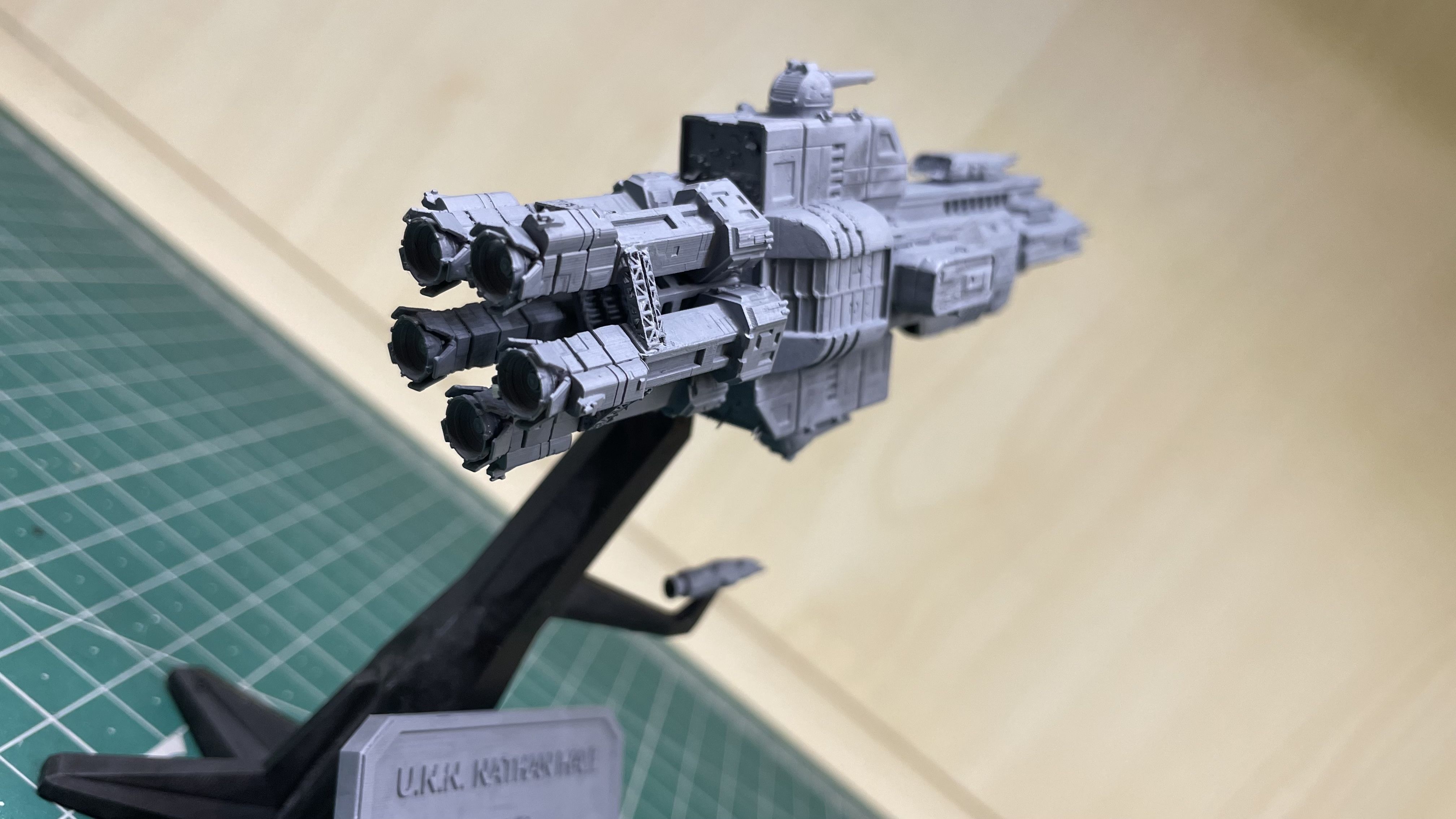 Expanse UNN Nathan Hale Leonidas-Class Battleship 3D model 3D printable ...