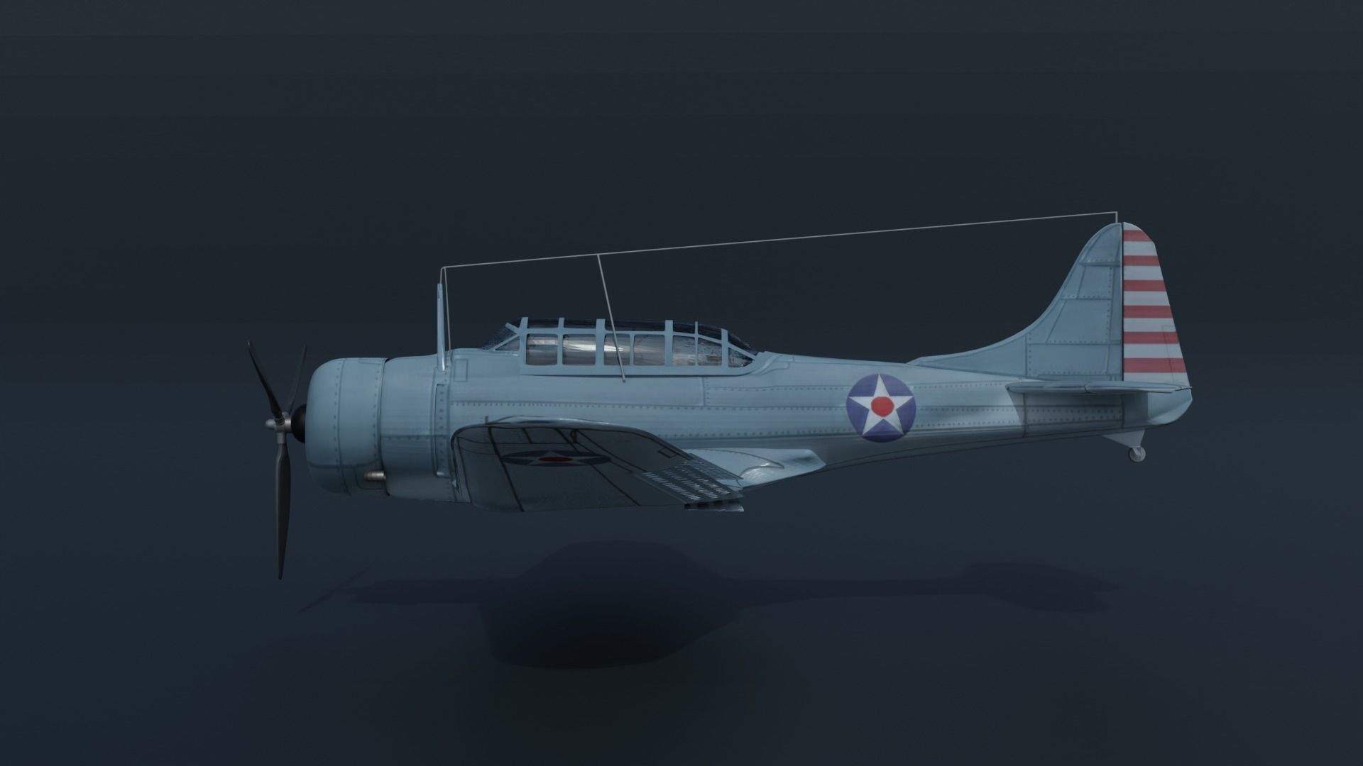 Douglas SBD Dauntless 3D model | CGTrader