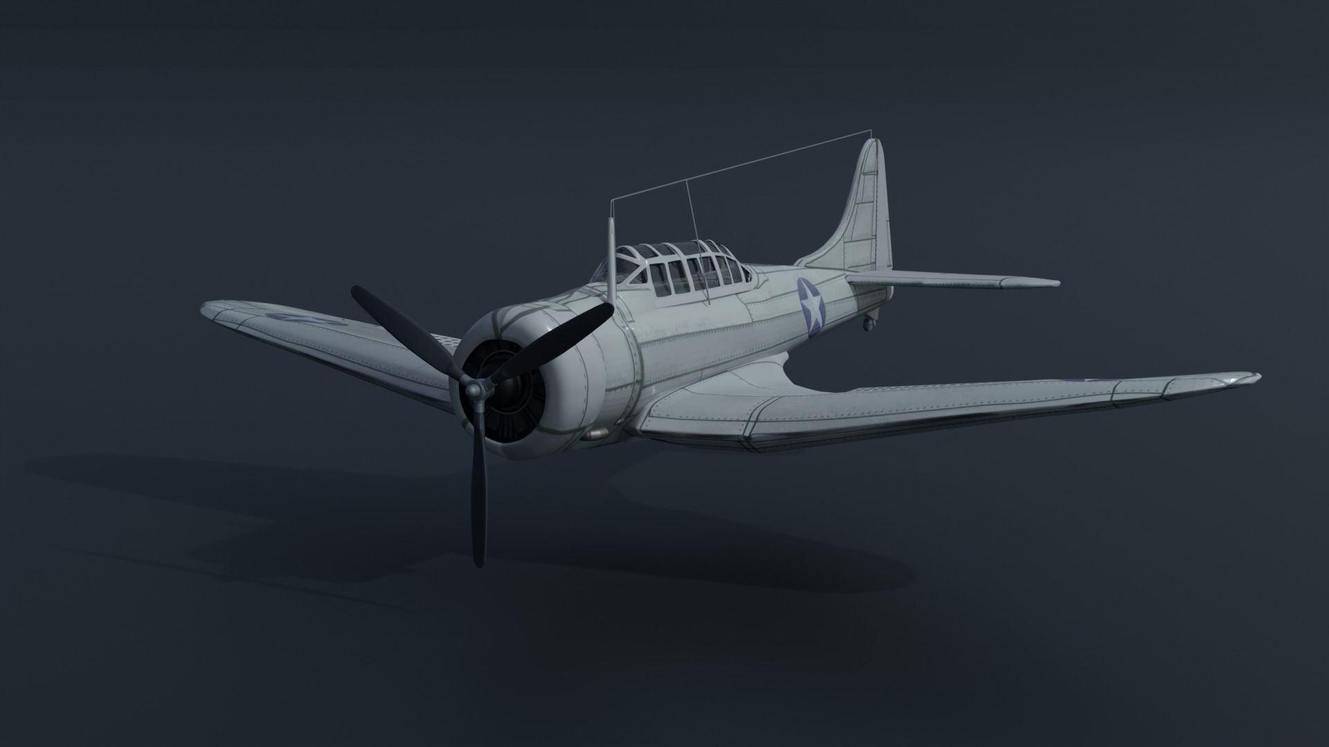Douglas SBD Dauntless 3D model | CGTrader