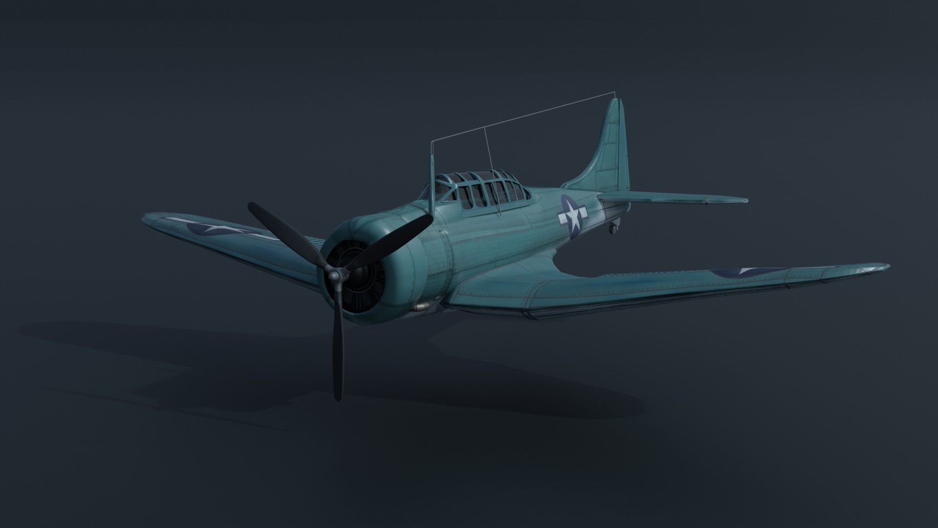 Douglas SBD Dauntless 3D model | CGTrader