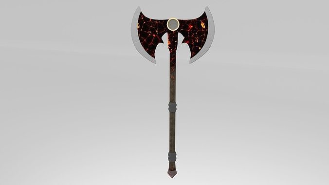 3D model Lava Axe VR / AR / low-poly | CGTrader