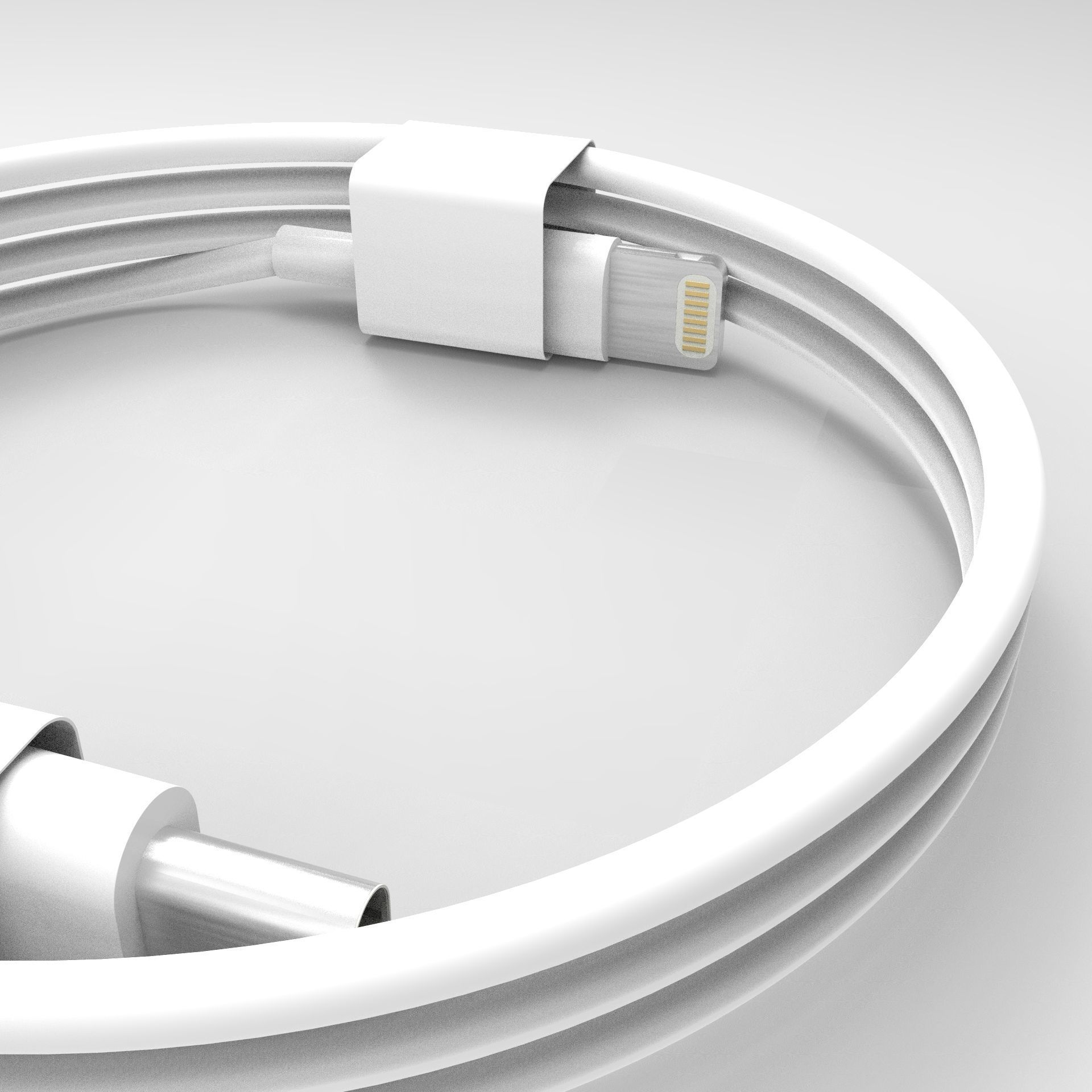 Iphone Cable Type C 3D model | CGTrader