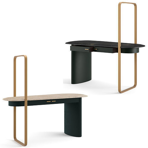 Baxter Ellipse light up desk 3D model | CGTrader