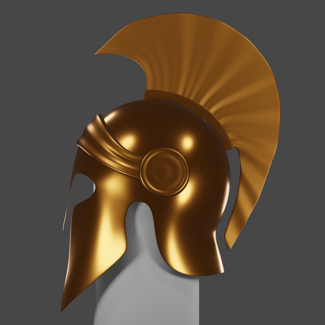 Spartan Helmet free 3D model | CGTrader