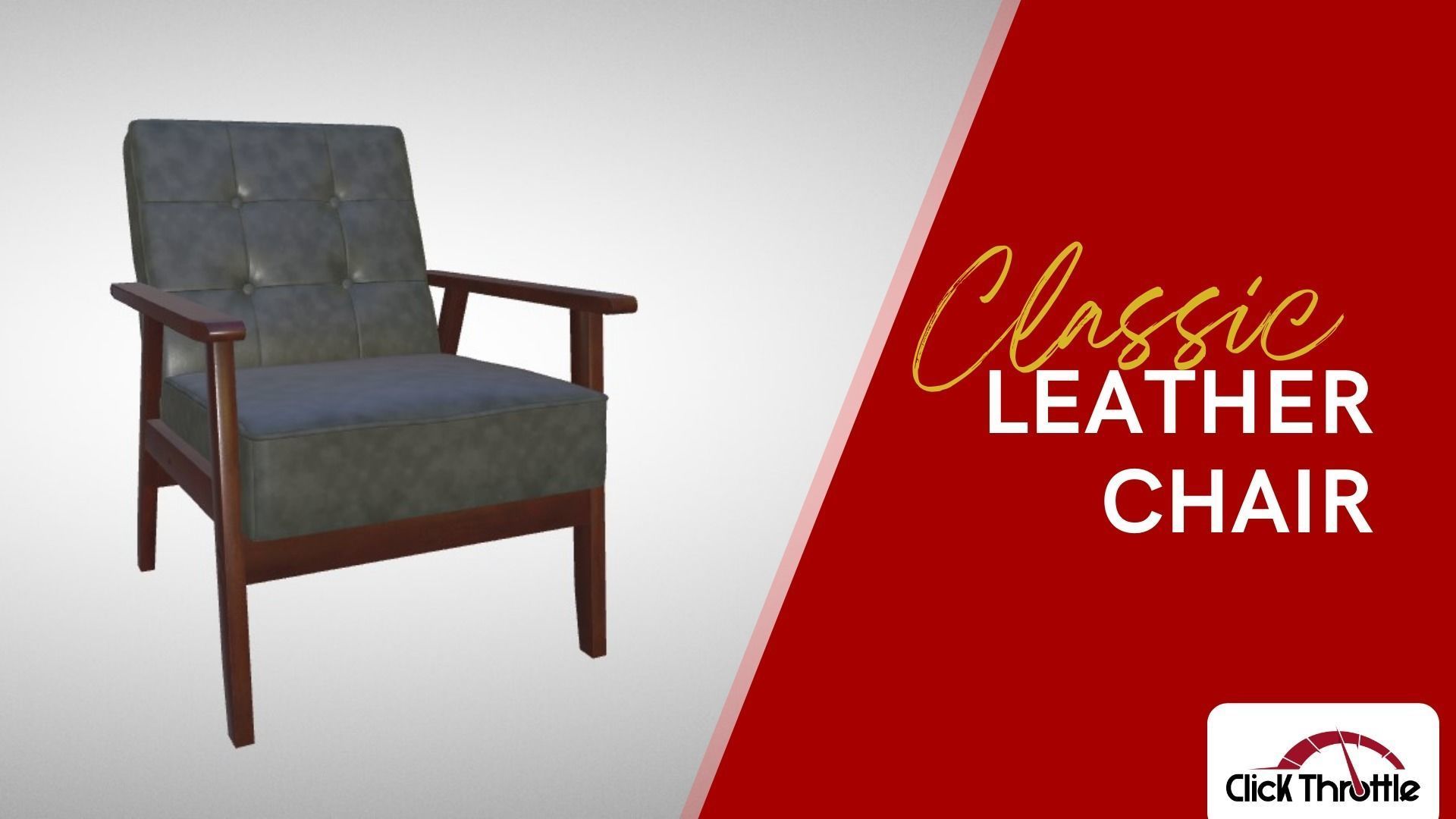 Classic Leather Chair Model 3D model 3D printable | CGTrader