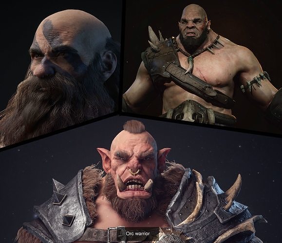 Fantasy creatures pack 3D Model Collection | CGTrader