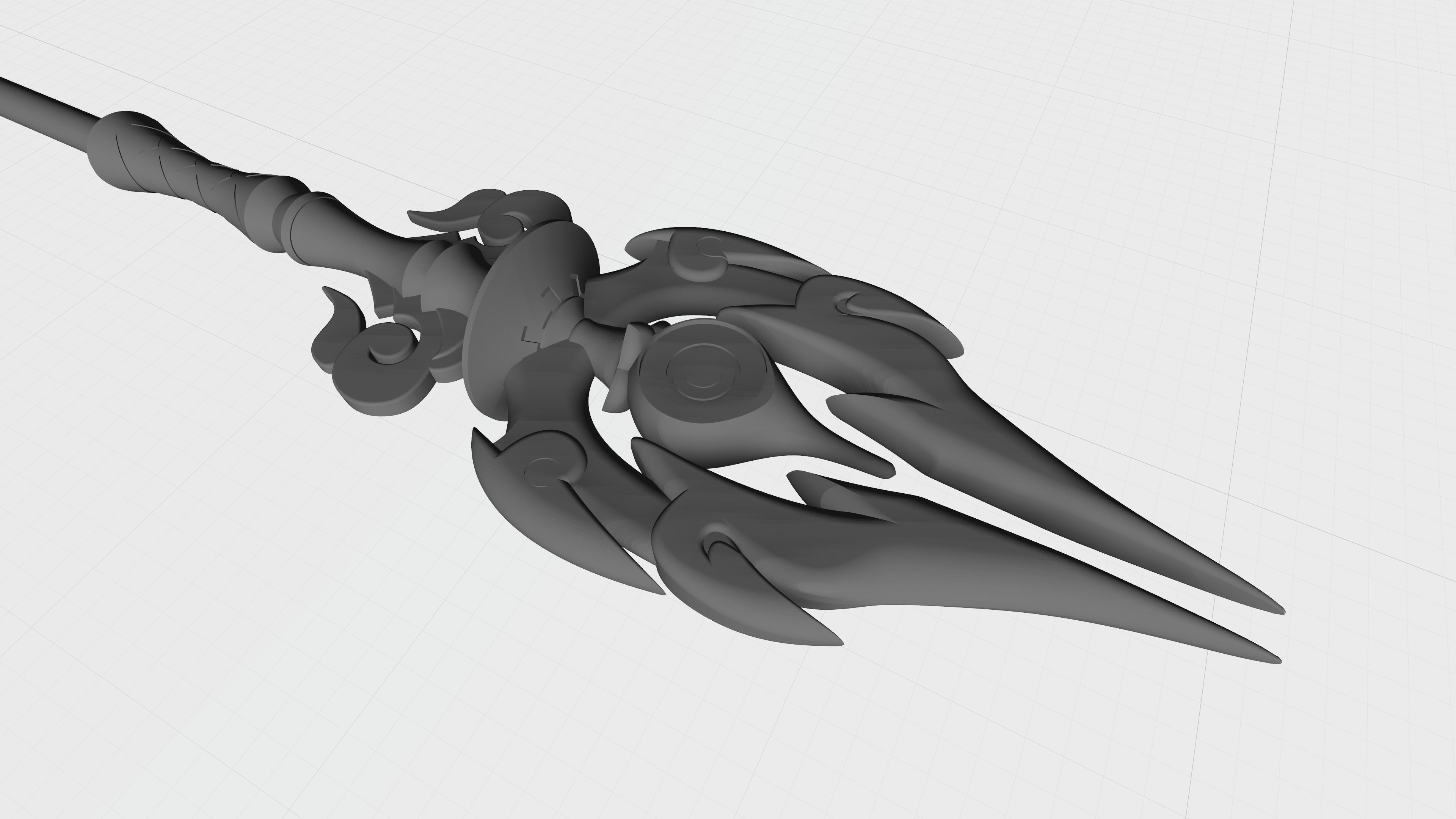 Staff of Homa - Genshin Impact - With led predisposition 3D model 3D ...