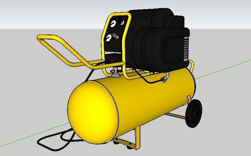 Air Compressor 3D model | CGTrader
