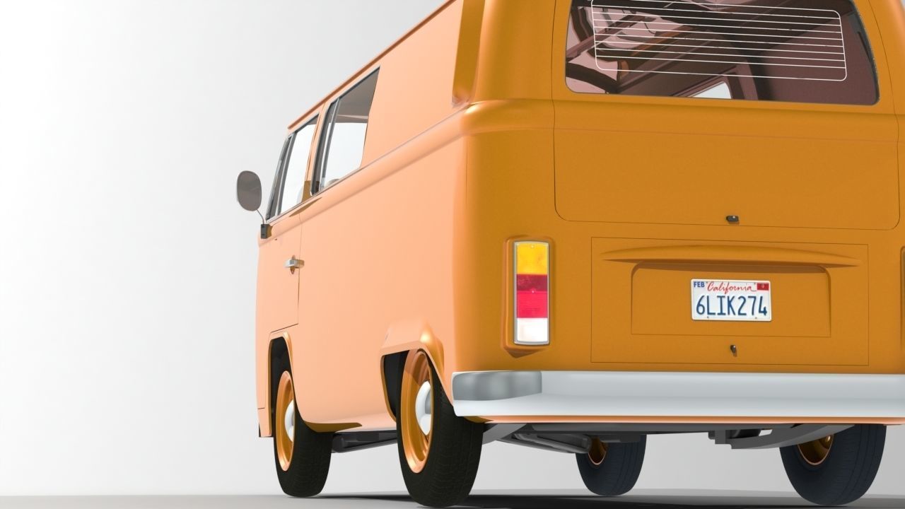 Volkswagen BUS 3D model 3D printable | CGTrader