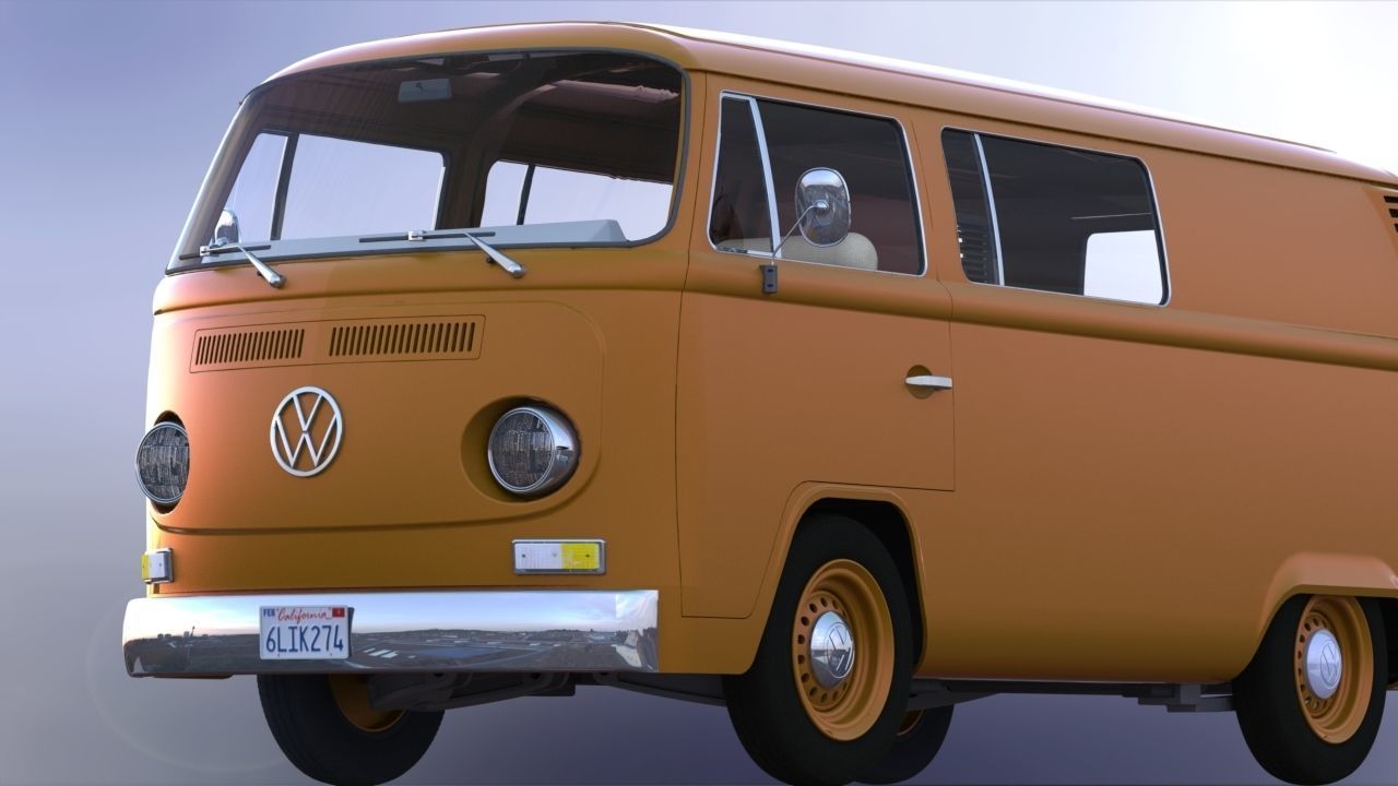 Volkswagen BUS 3D model 3D printable | CGTrader