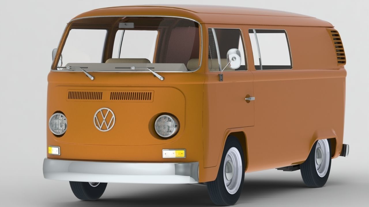 Volkswagen BUS 3D model 3D printable | CGTrader
