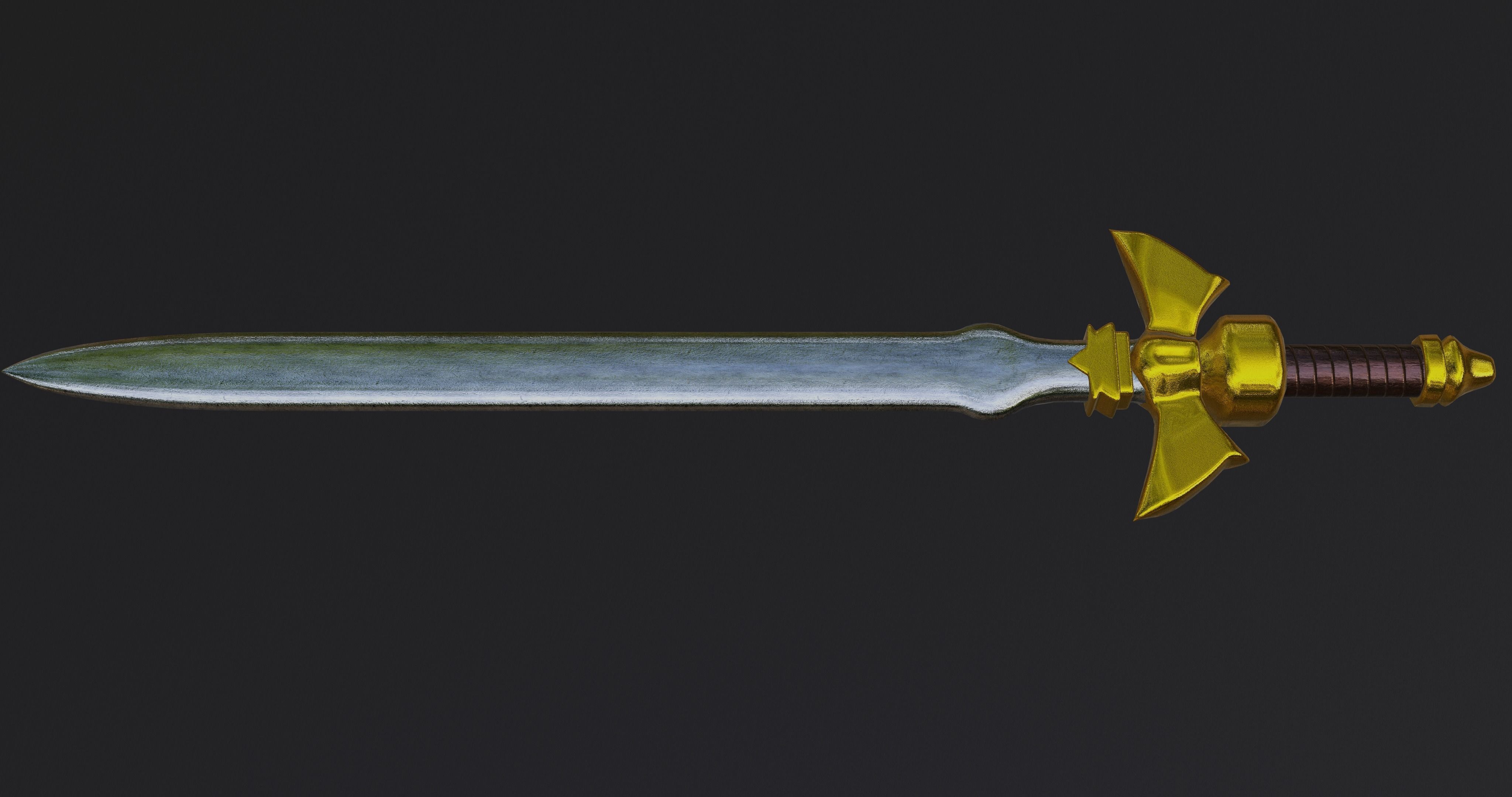 3D model Realistic Sword legend of zelda VR / AR / low-poly | CGTrader