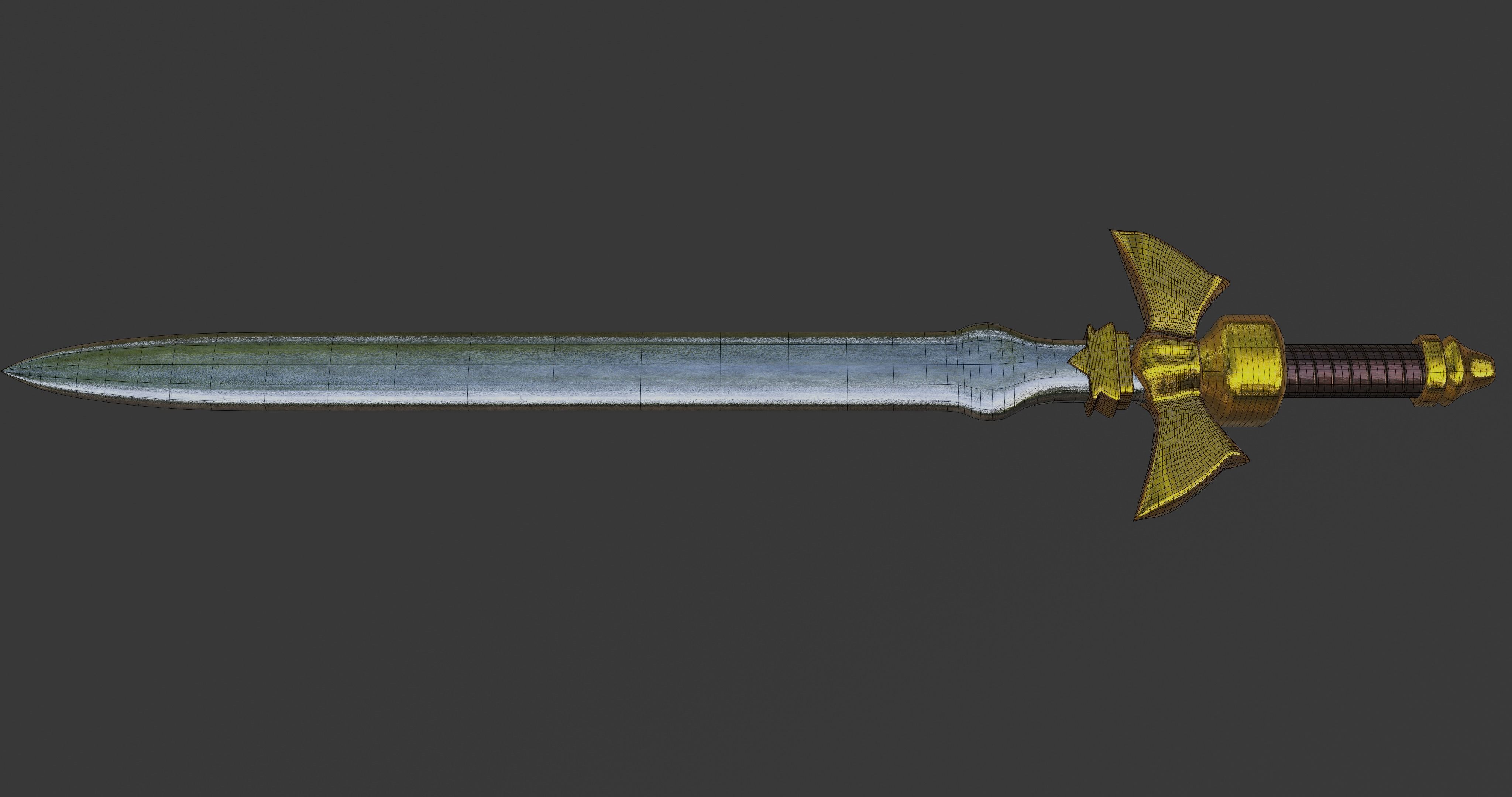 3D model Realistic Sword legend of zelda VR / AR / low-poly | CGTrader