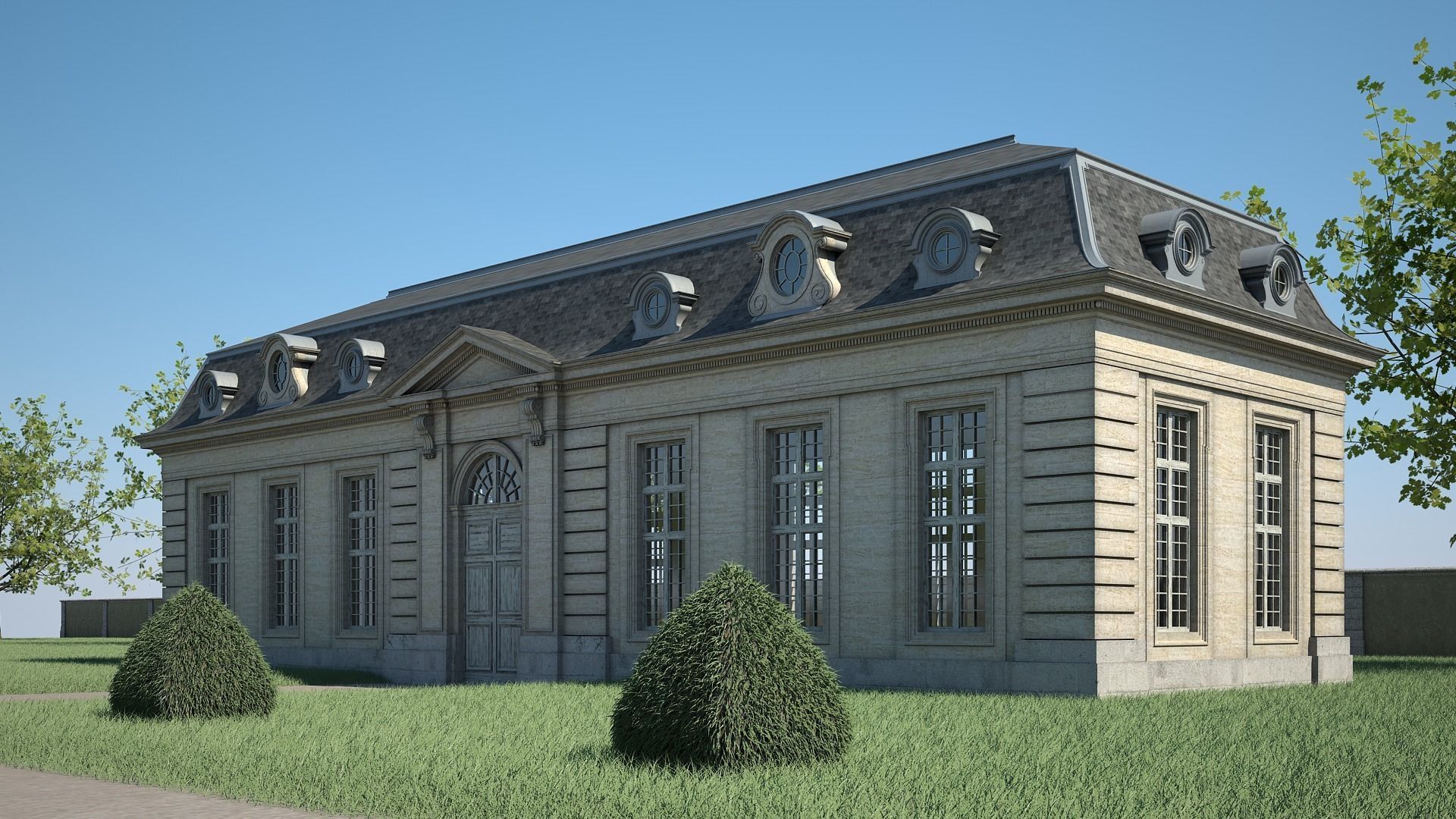 Classical Building II 3D model | CGTrader