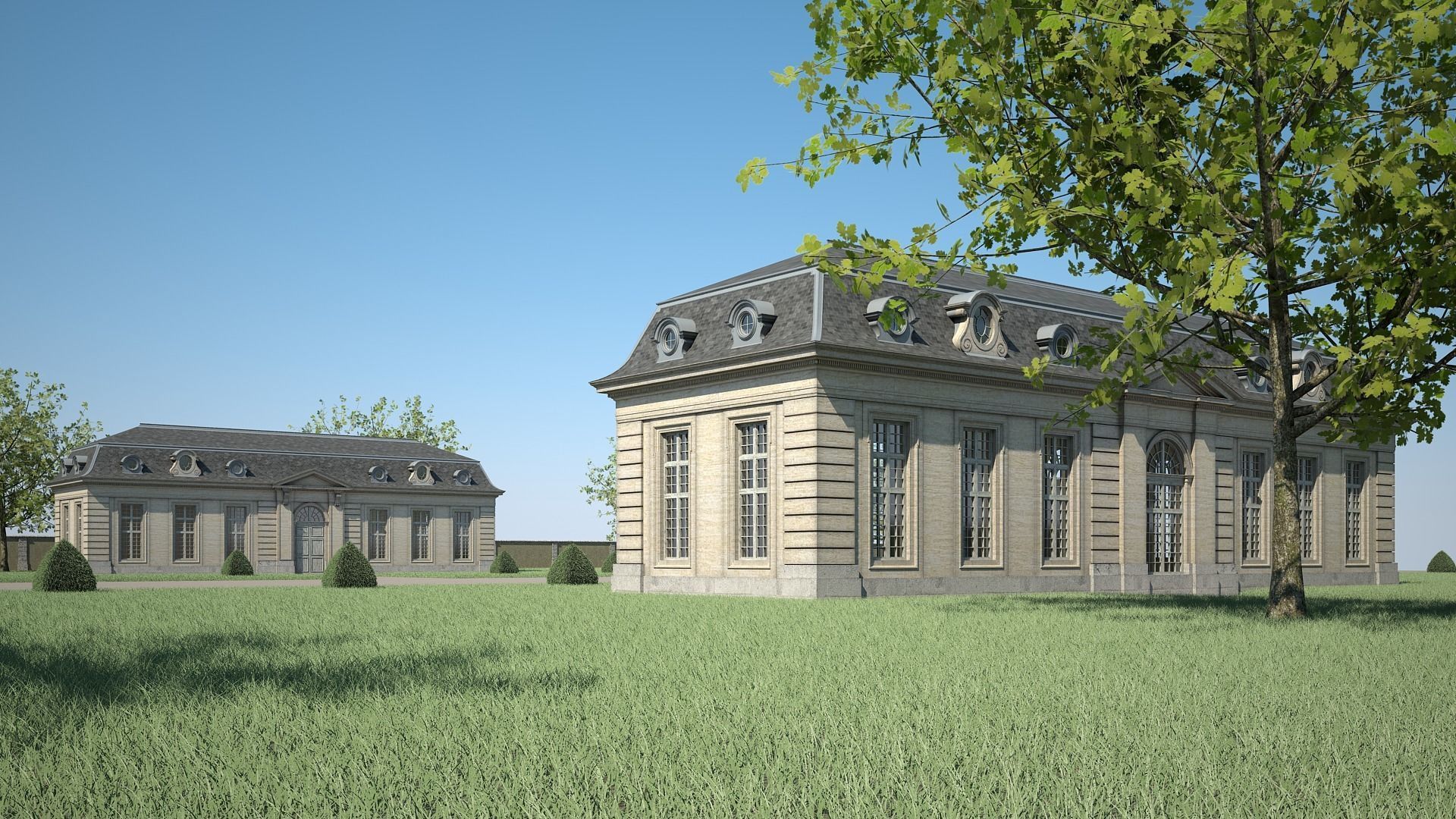 Classical Building II 3D model | CGTrader