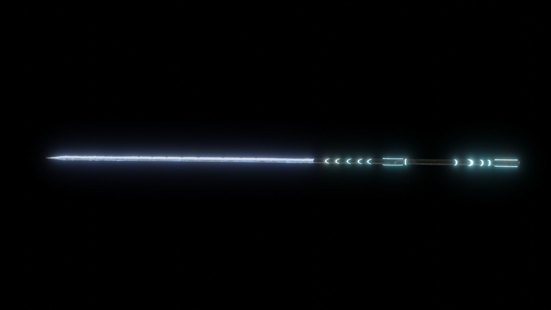 luminous sword 3D model | CGTrader