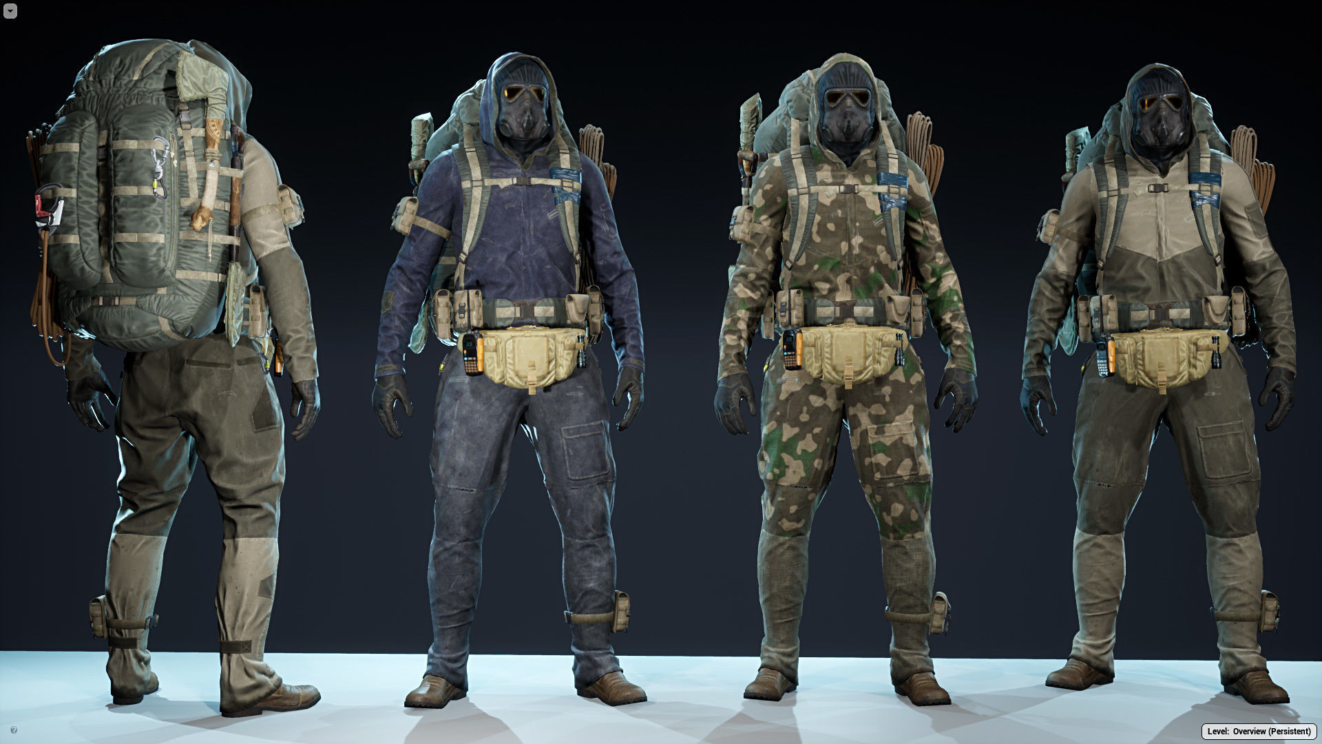 3D model Post Apocalyptic Survivor VR / AR / low-poly | CGTrader