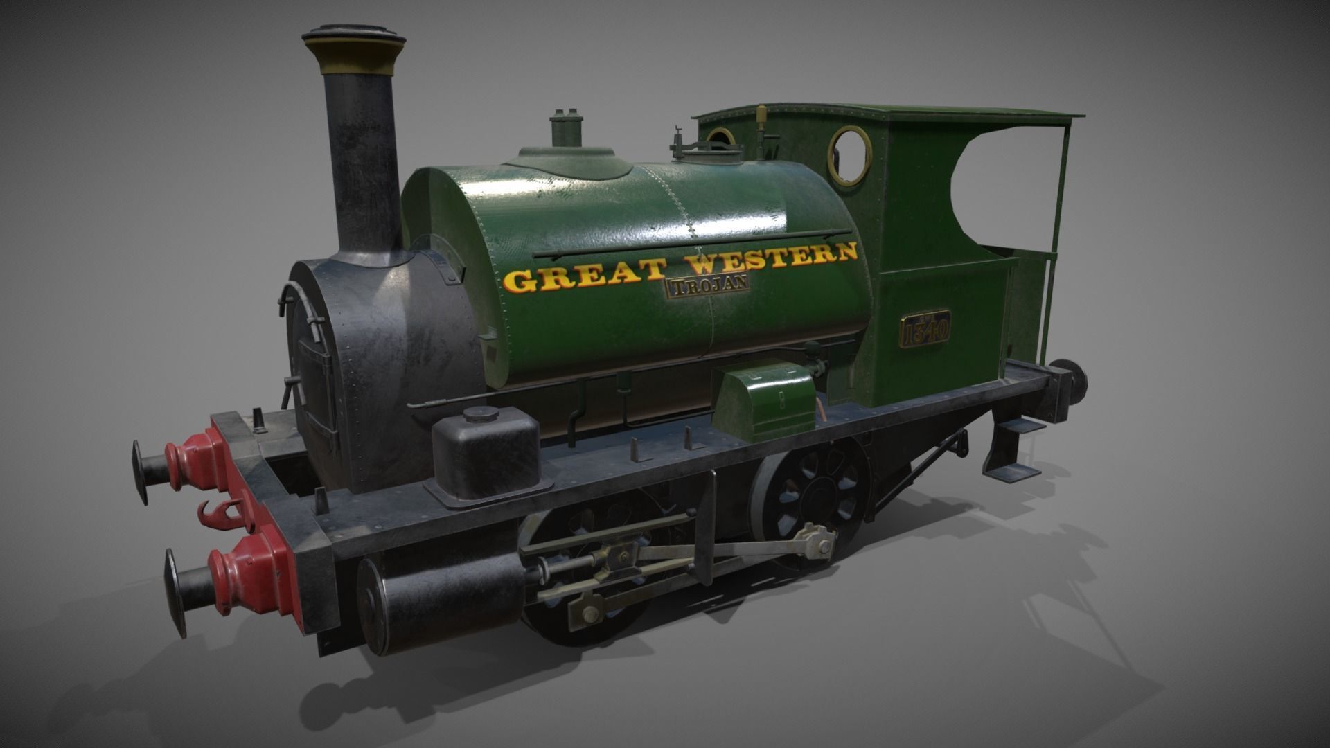 3D model Avonside 0-4-0st TROJAN VR / AR / low-poly | CGTrader