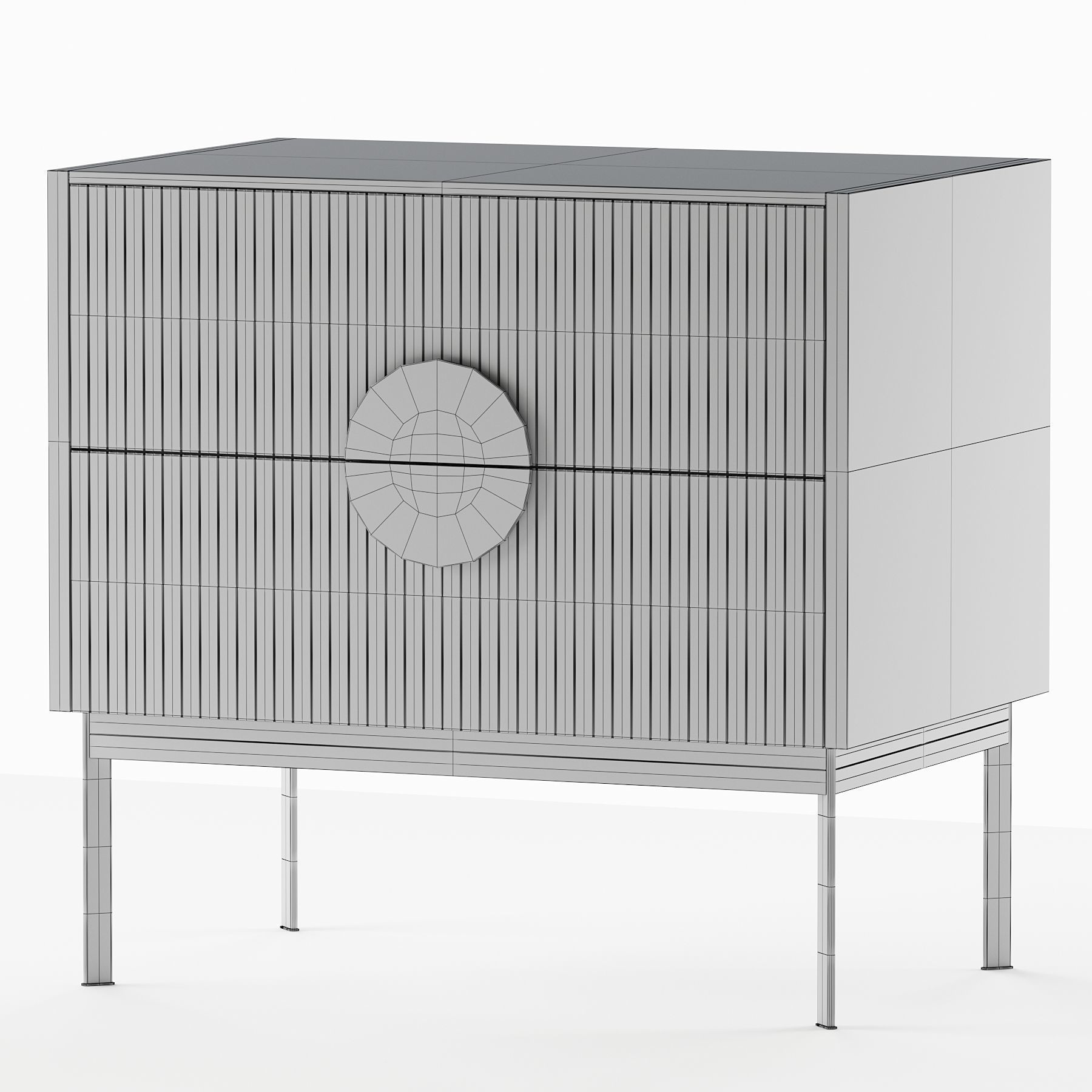 ALTO bedside table 3D model | CGTrader