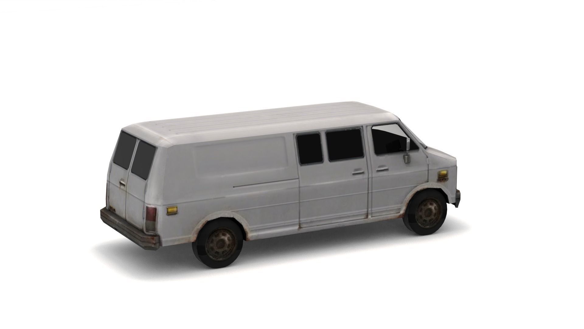 3D model Low Poly Van - Game Ready Vehicle VR / AR / low-poly | CGTrader