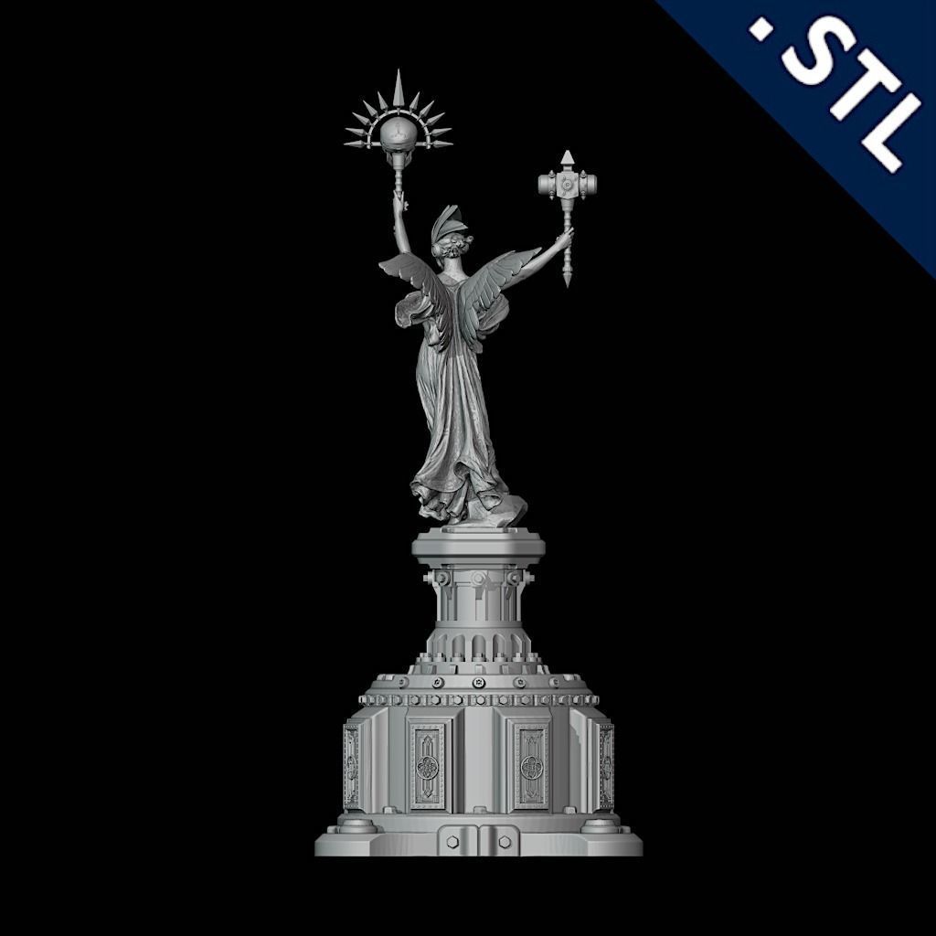 Angel of War - Statue free 3D model 3D printable | CGTrader