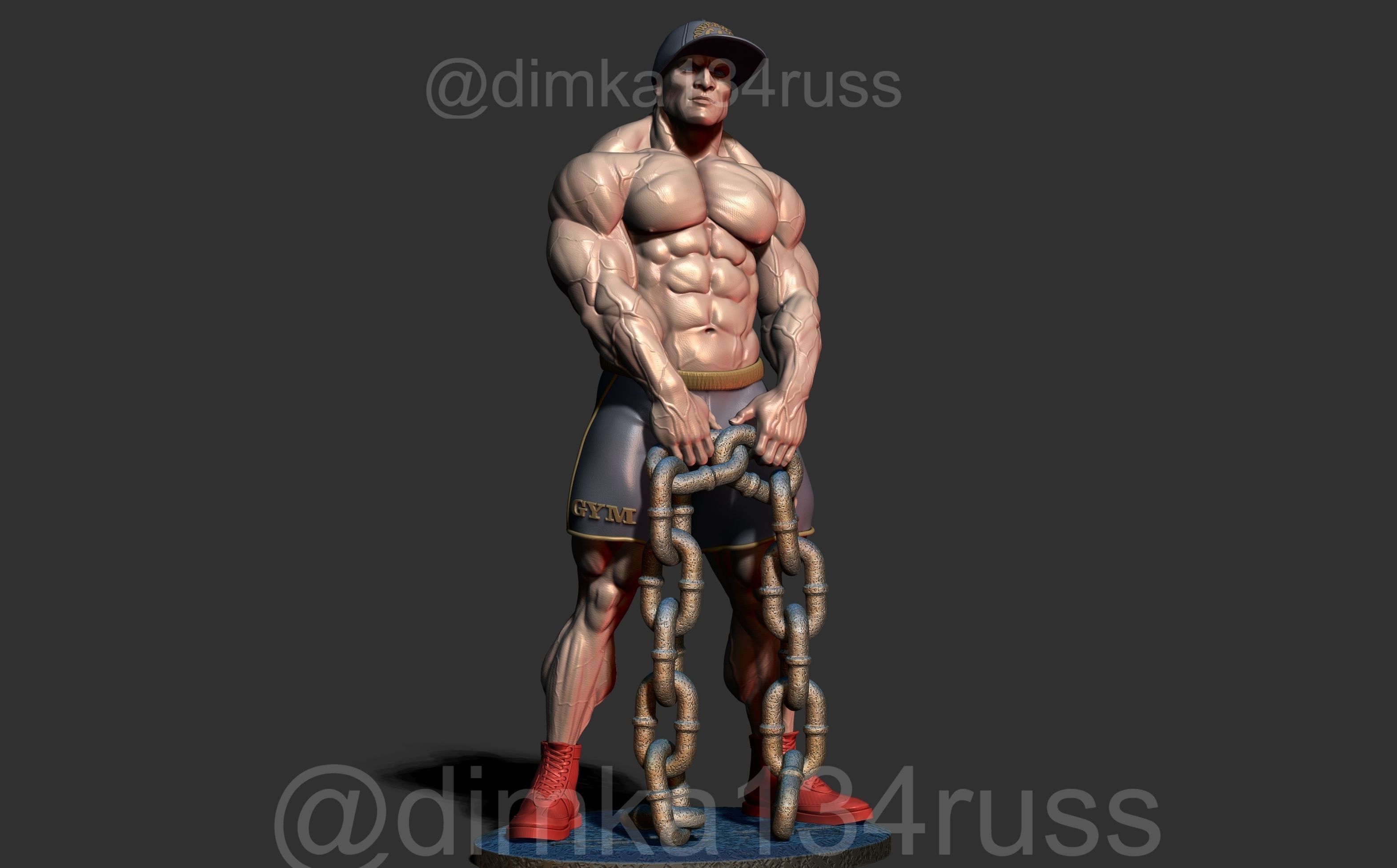 Body Builder 3D model 3D printable | CGTrader
