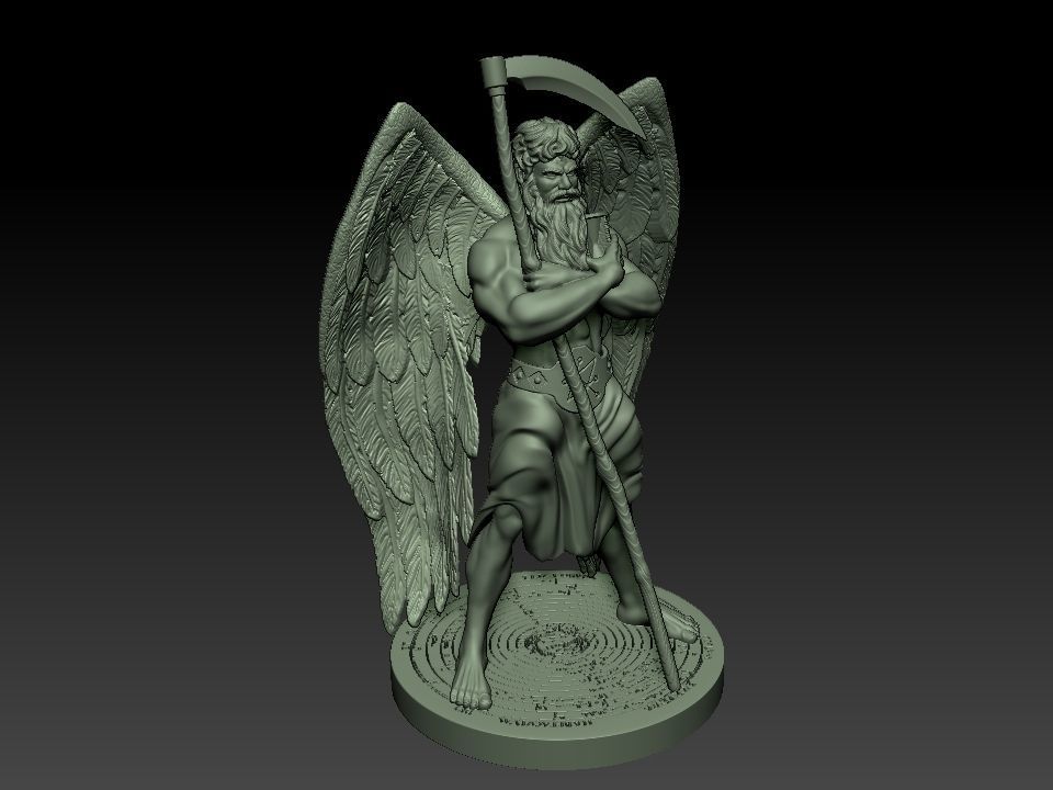 Chronos God of Time 3D model 3D printable | CGTrader