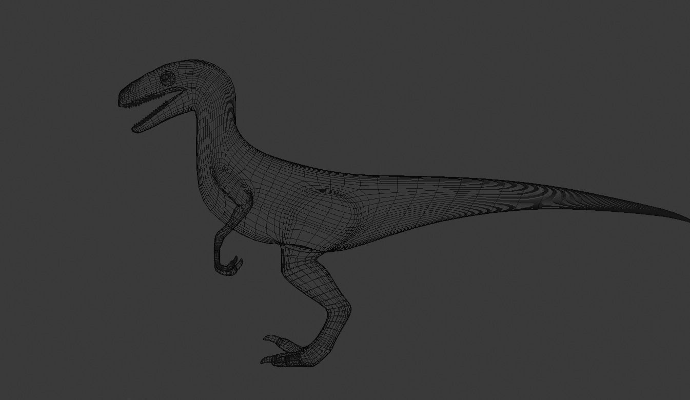 JP Velociraptor By BluRaptorMsv free VR / AR / low-poly 3D model rigged ...
