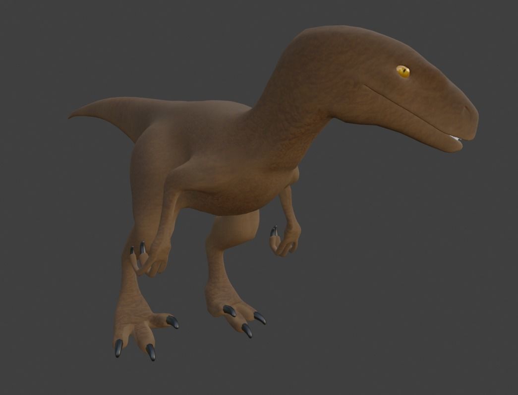 JP Velociraptor By BluRaptorMsv free VR / AR / low-poly 3D model rigged ...