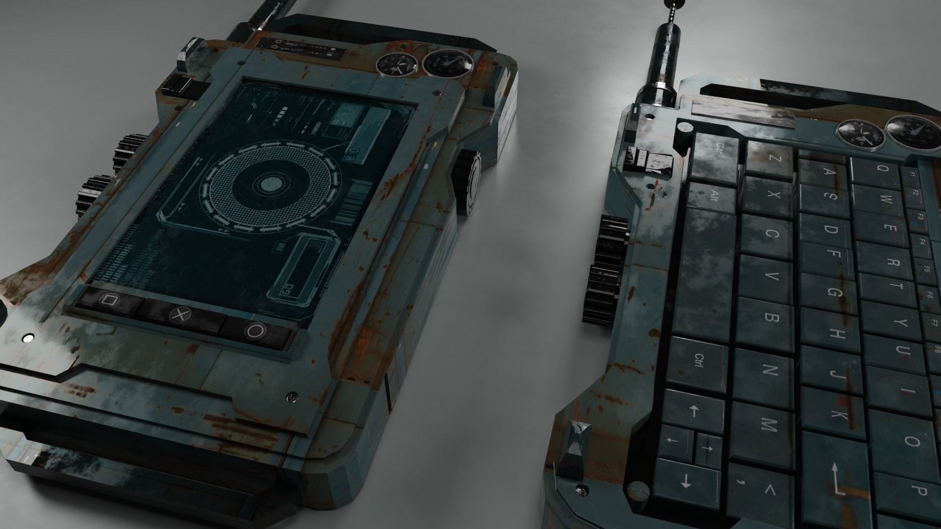 Sci-Fi PDA Computer Device Prop 3D model | CGTrader