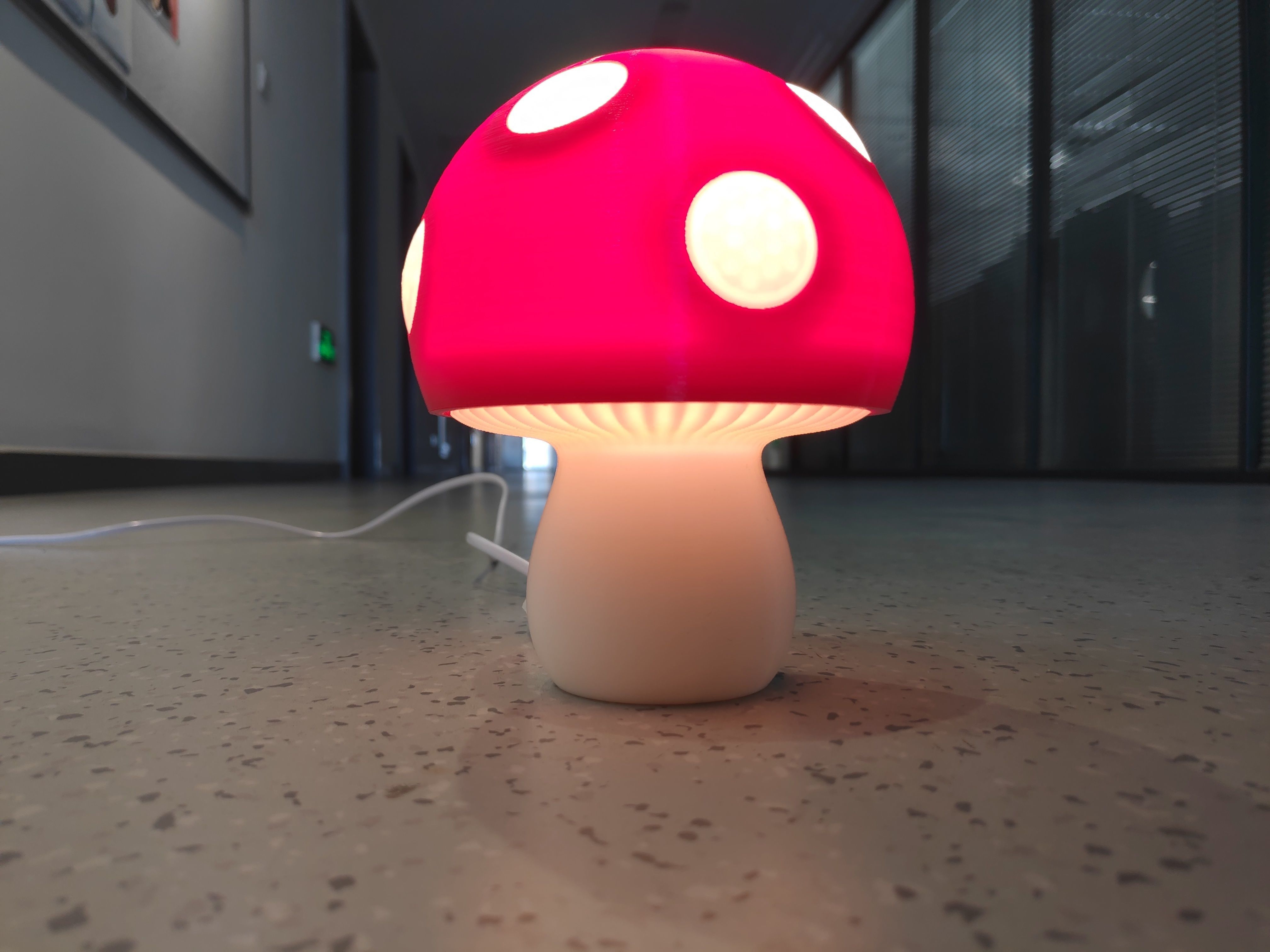Mushroom Lamp C 3D model 3D printable | CGTrader