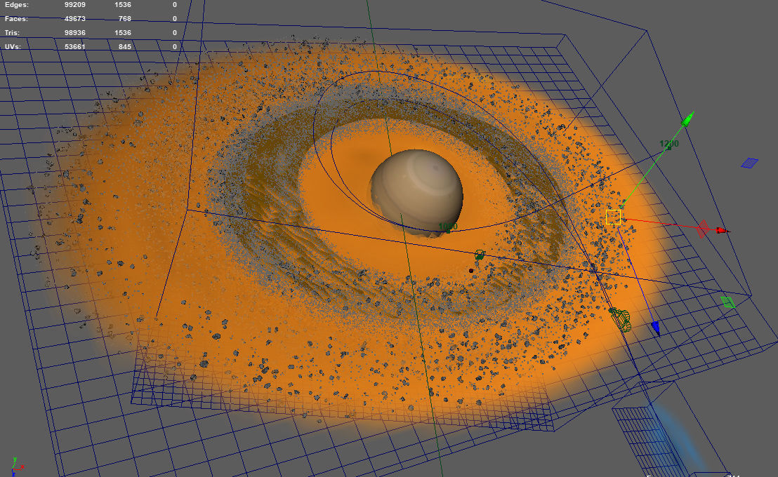 Saturn 3D model animated | CGTrader