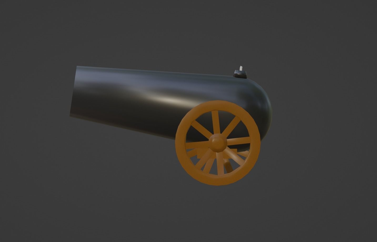 Low Poly Modular Cannon free VR / AR / low-poly 3D model | CGTrader