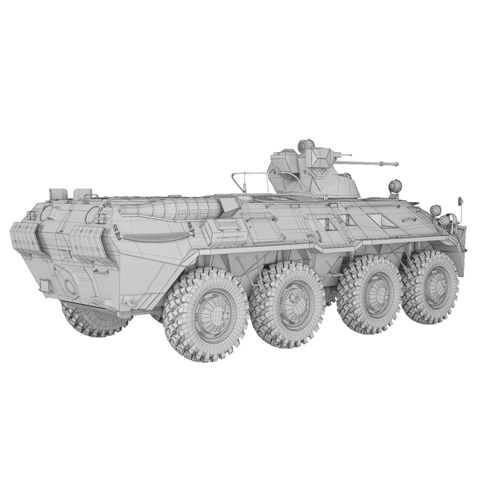 BTR 82-A 2017 3D model | CGTrader