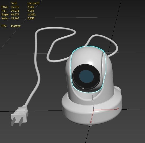 3D model Indoor Security Camera M1 VR / AR / low-poly | CGTrader