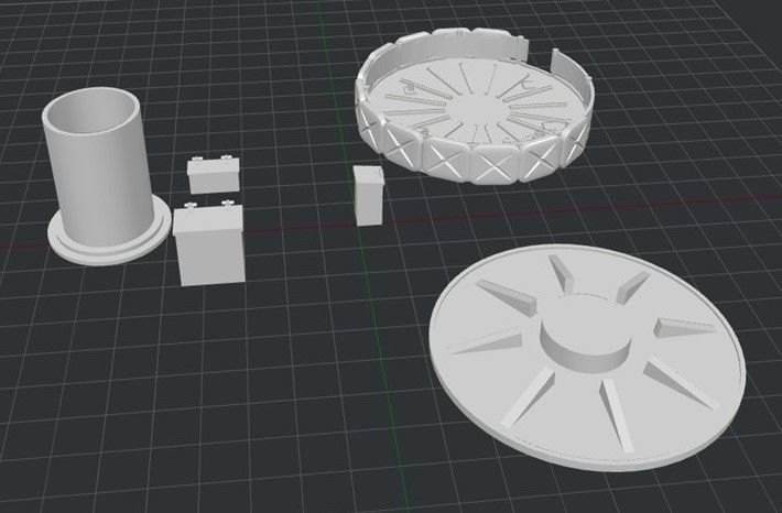 4in gun platform for armed trawlers and Merchant ships WW2 3D model 3D ...