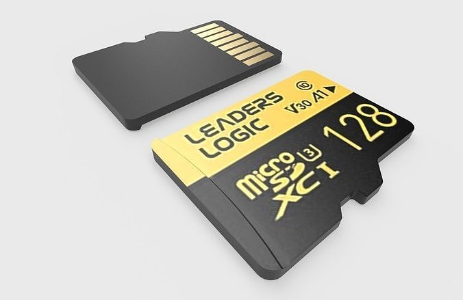 3D model Micro SD Card M3 VR / AR / low-poly | CGTrader