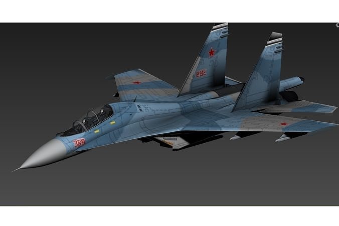 su-30 free 3D model | CGTrader