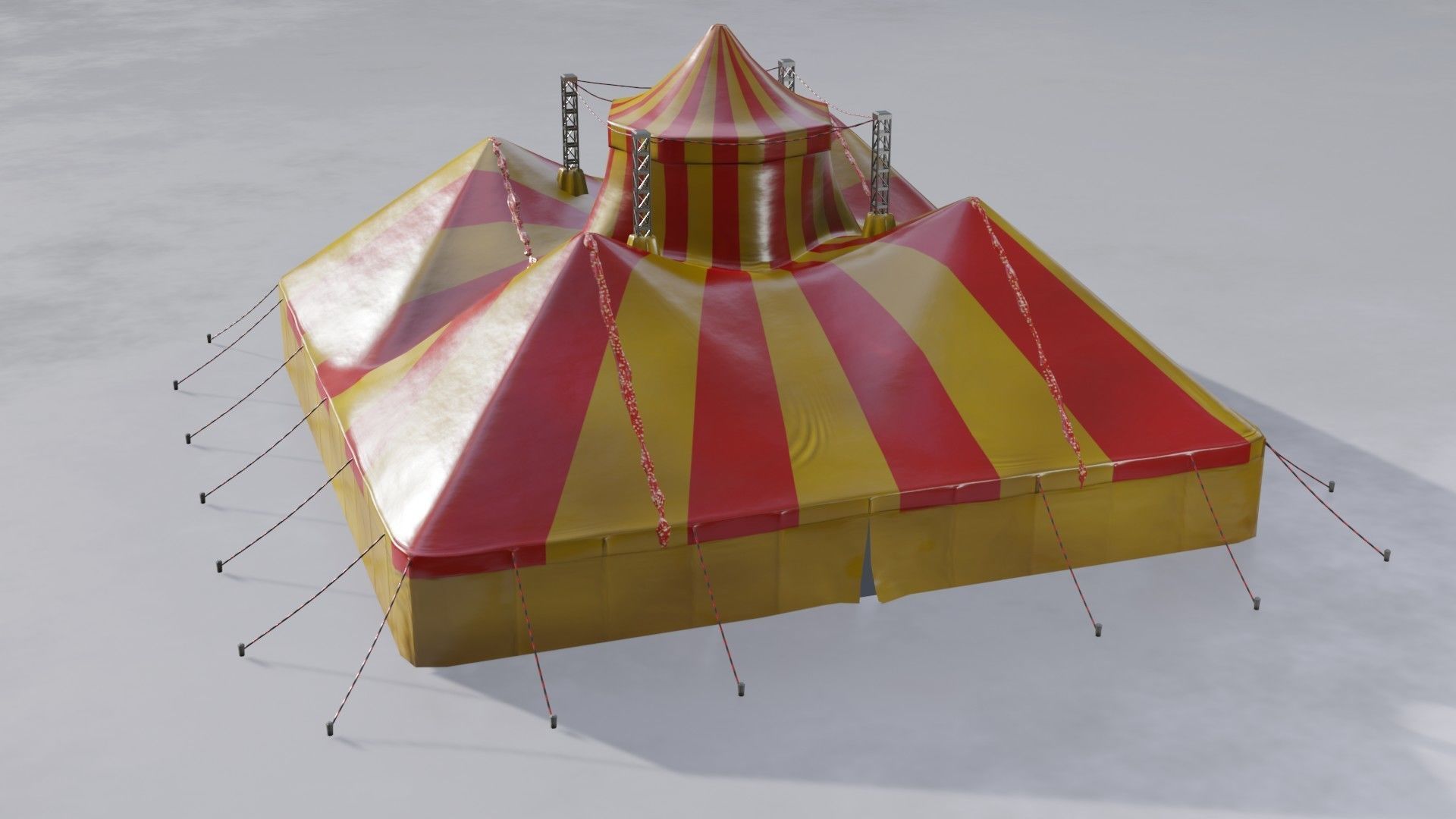 3D model Carnival circus tent VR / AR / low-poly | CGTrader