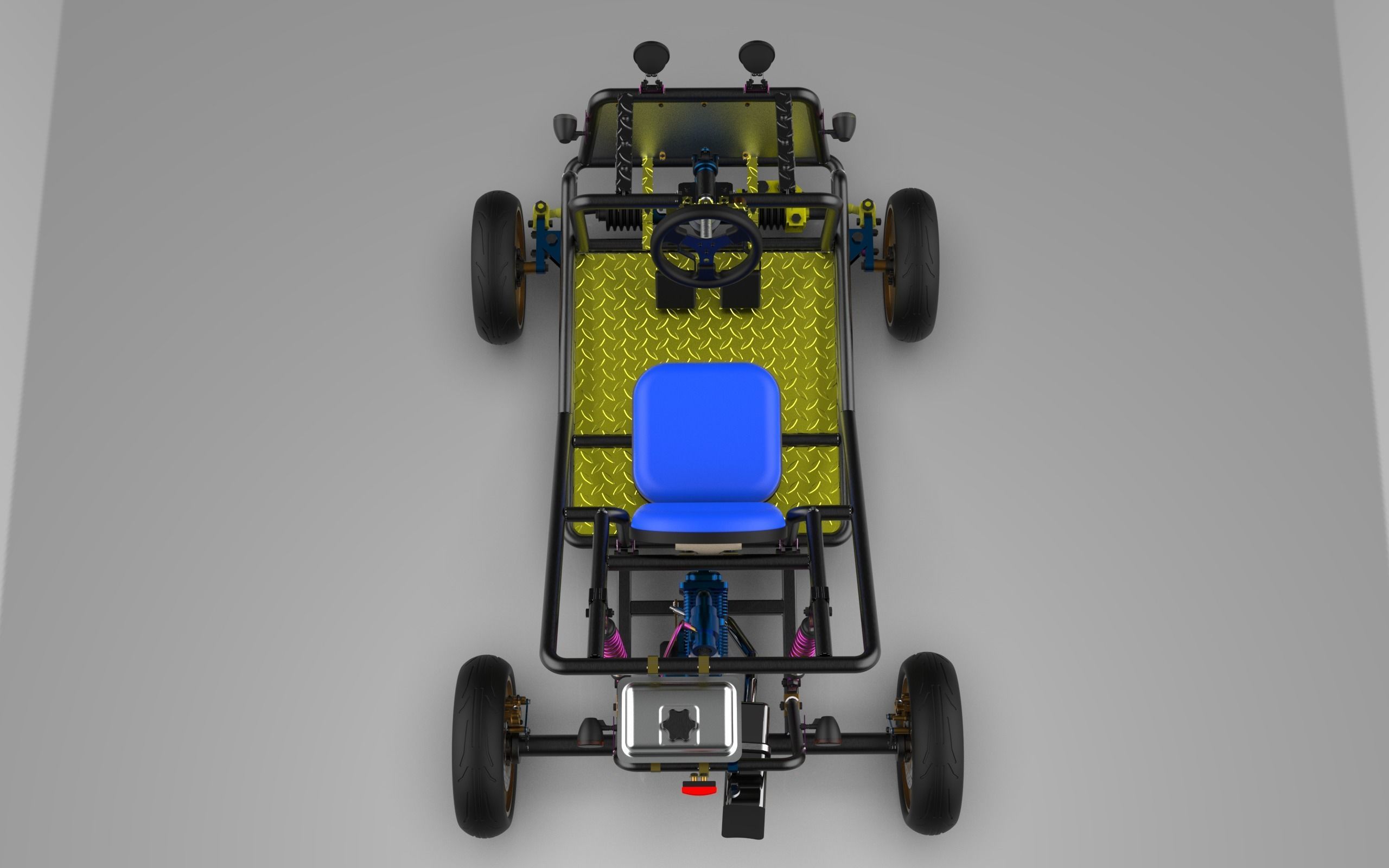 DIY Mini Car 3D model 3D printable | CGTrader