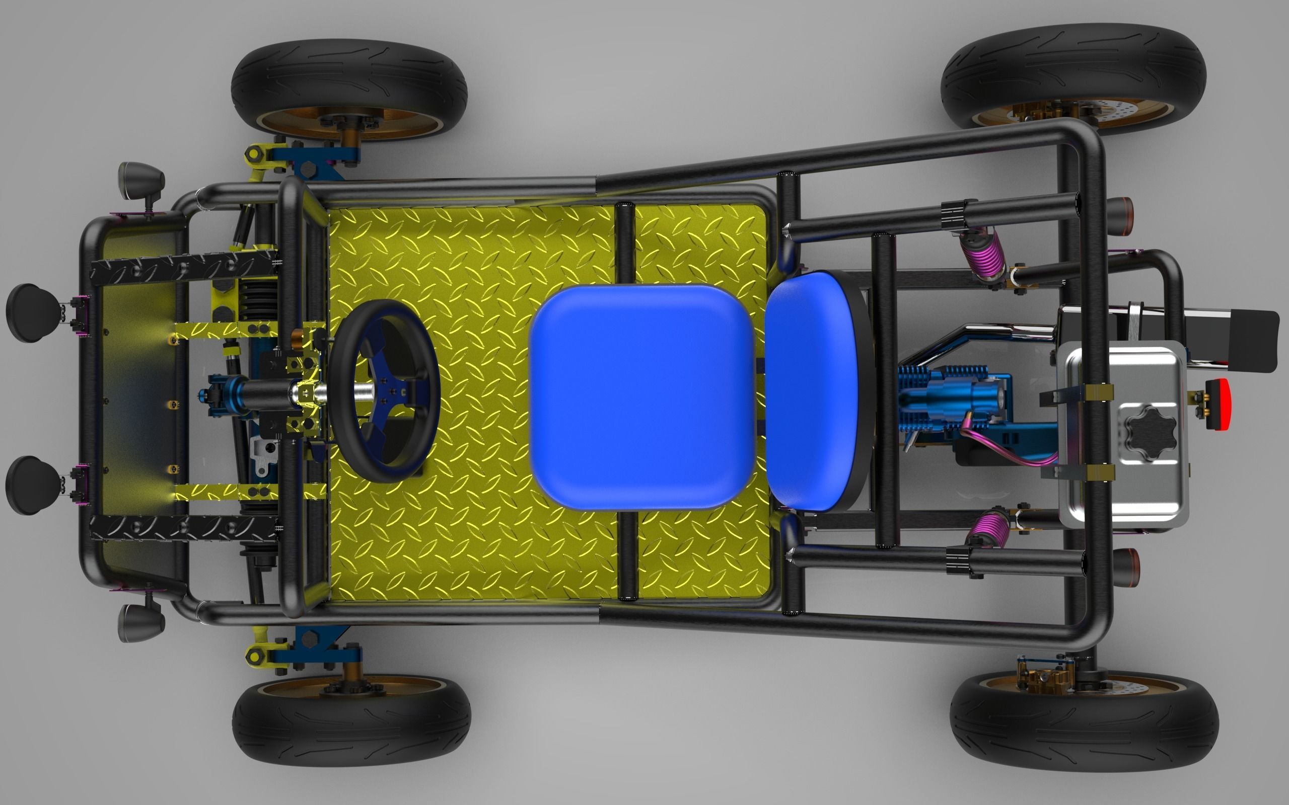 DIY Mini Car 3D model 3D printable | CGTrader