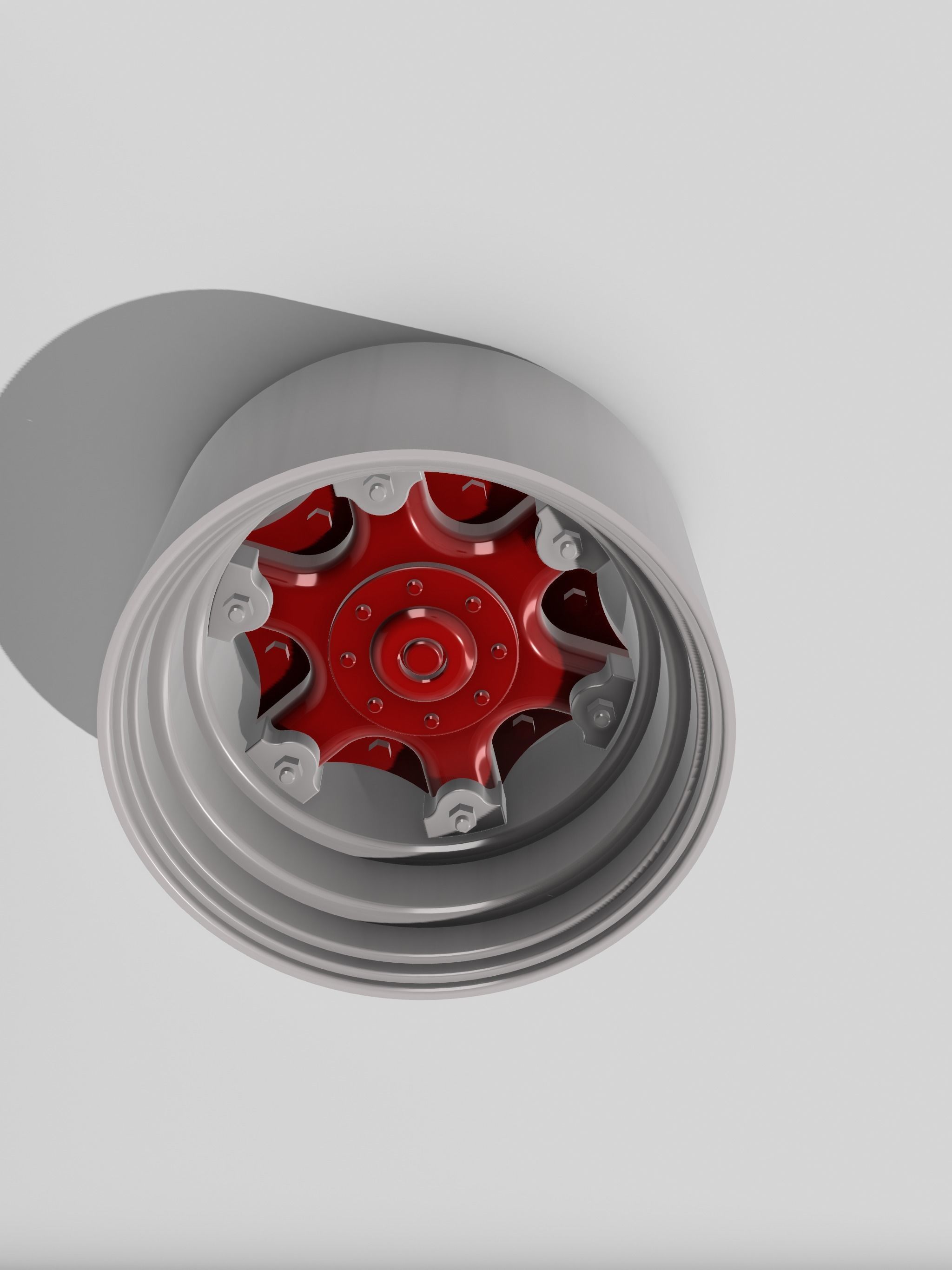 BIG RIG Dayton Split Rim 6 spokes Classic Mack Truck 3D model 3D ...