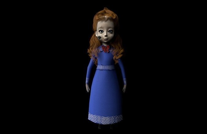 3D model crazy doll 2 VR / AR / low-poly | CGTrader
