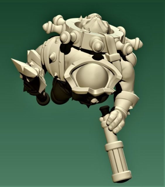 Toad Captain 3D model 3D printable | CGTrader