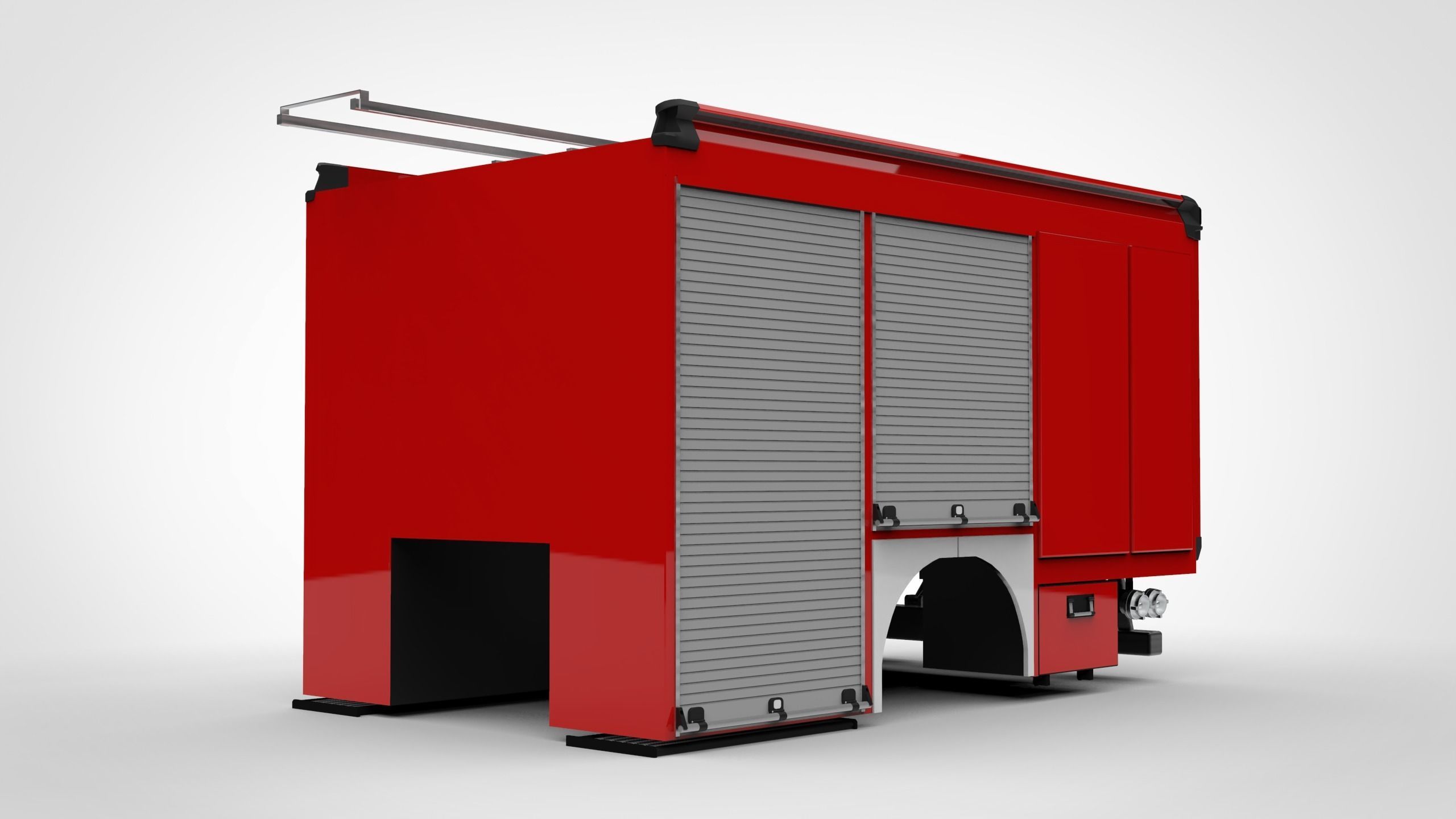 Schlingmann VARUS Castra Back Construction 3D model | CGTrader