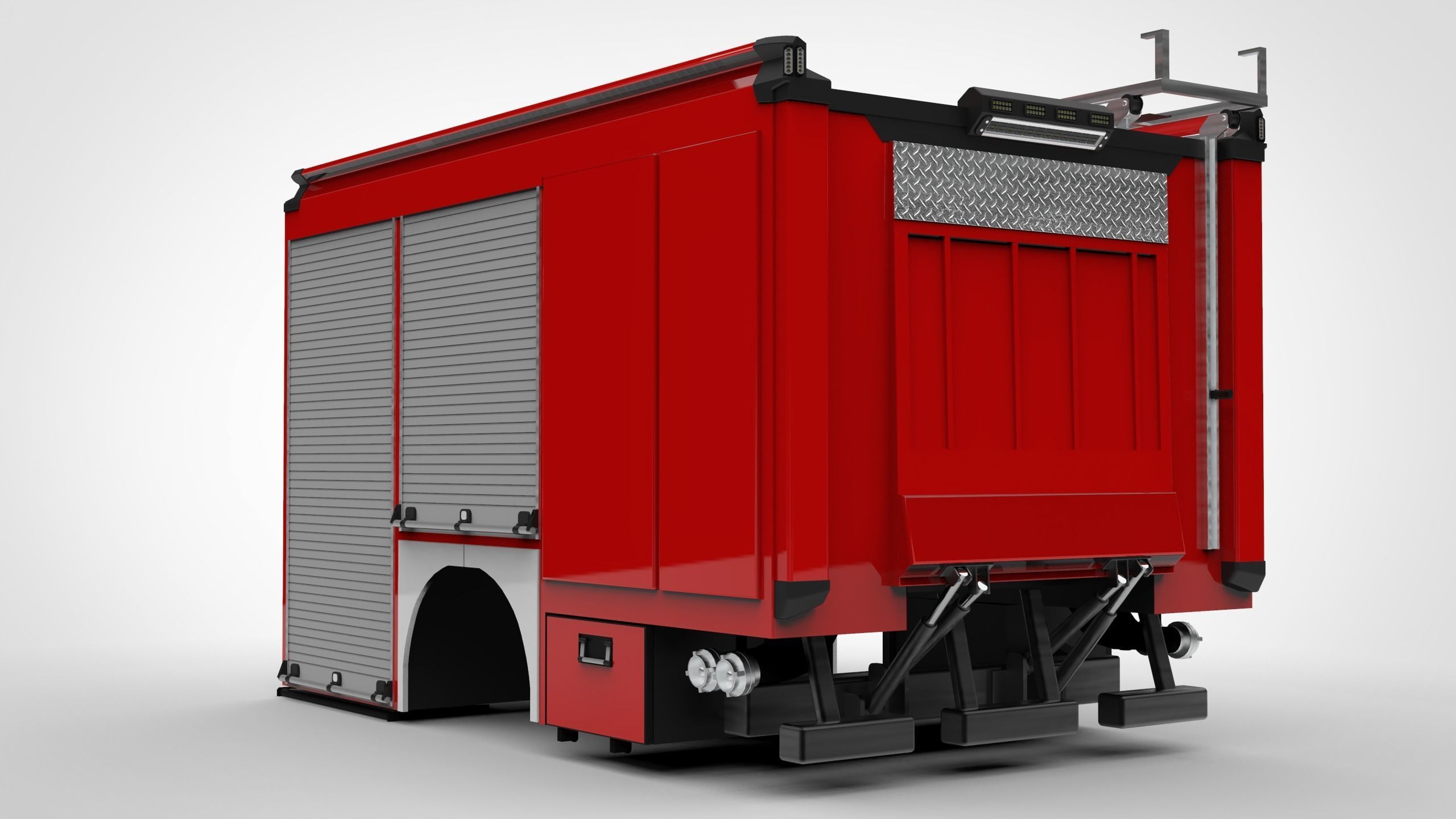 Schlingmann VARUS Castra Back Construction 3D model | CGTrader