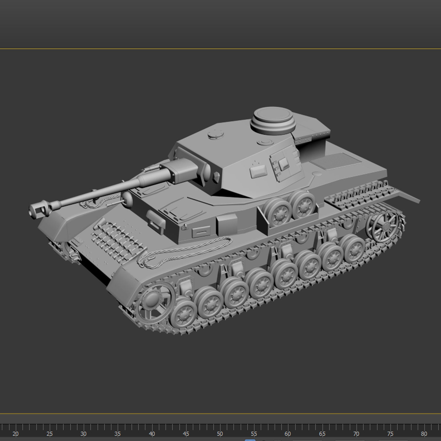 Panzerkampfwagen IV 3D model | CGTrader