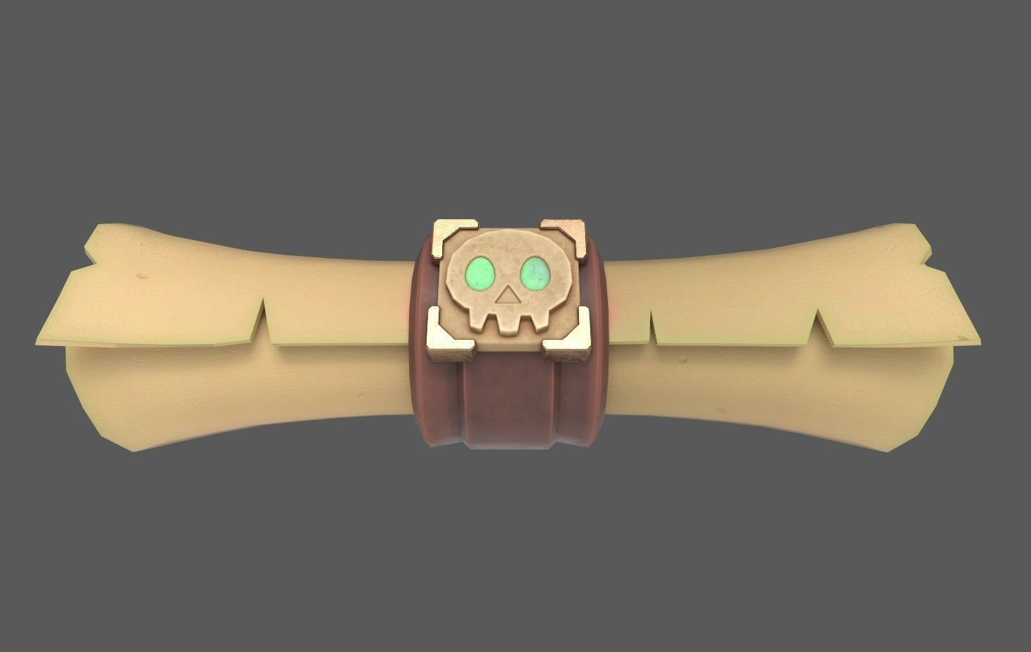 3D model Stylized Magic Scrolls With Four Texture Sets VR / AR / low ...