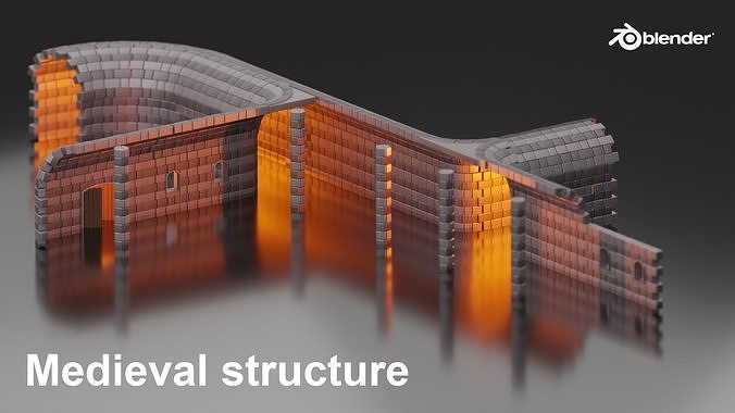 3D model wall low poly package VR / AR / low-poly | CGTrader