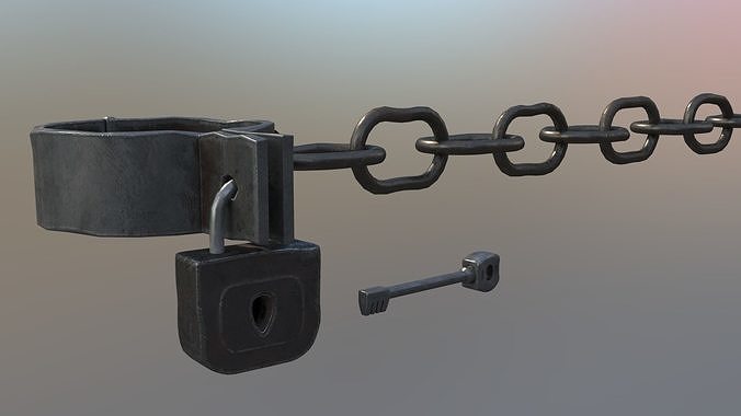 shackles rigged 3D model | CGTrader